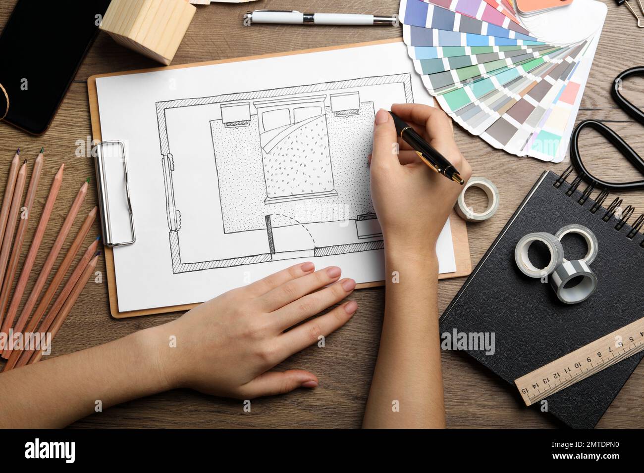 Designer planning hi-res stock photography and images - Alamy