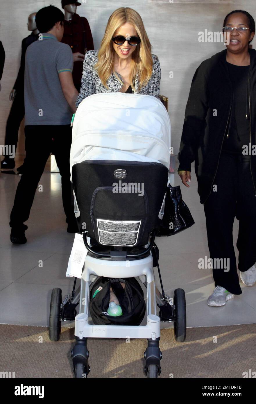 EXCLUSIVE!! Style guru Rachel Zoe looks every bit the proud mom as she ...