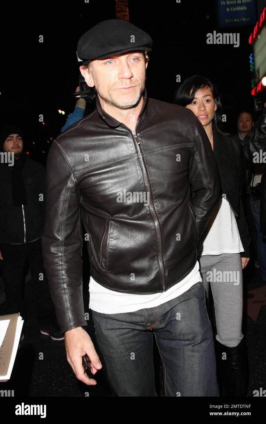 Daniel Craig at the Radiohead concert benefiting Haiti at the Henry ...