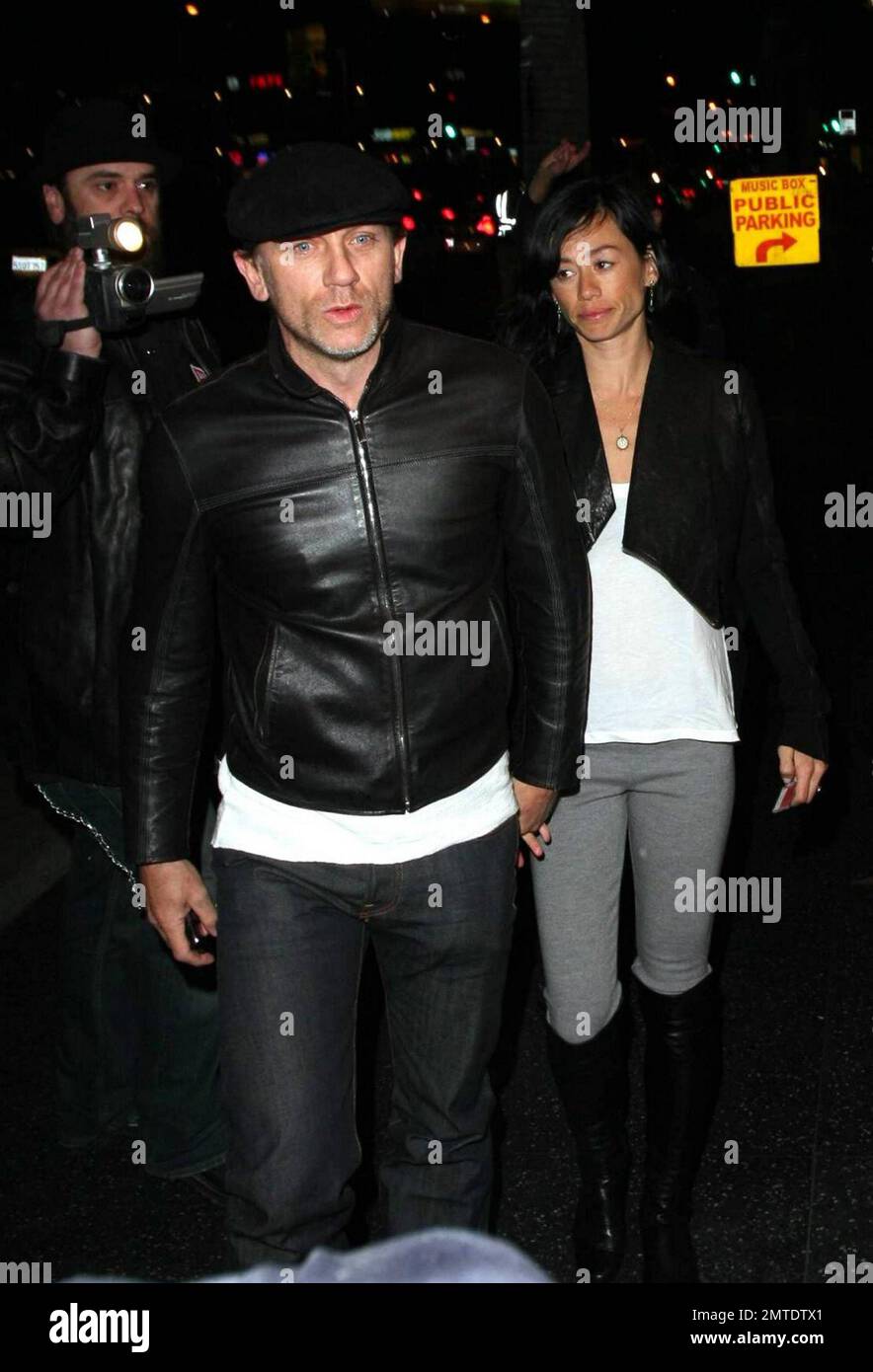 Daniel Craig at the Radiohead concert benefiting Haiti at the Henry ...