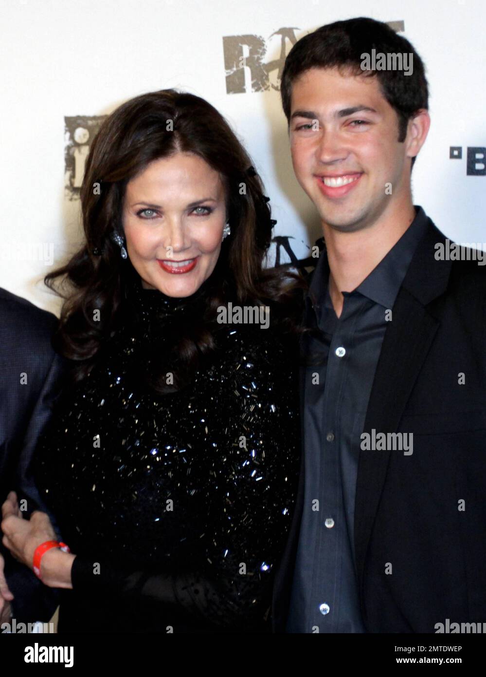 Actress Lynda Carter at the official launch party for the new video ...