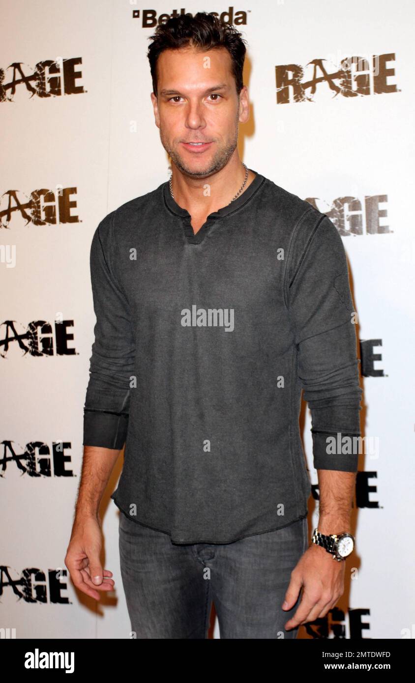 Comedian Dane Cook at the official launch party for the new video game ...