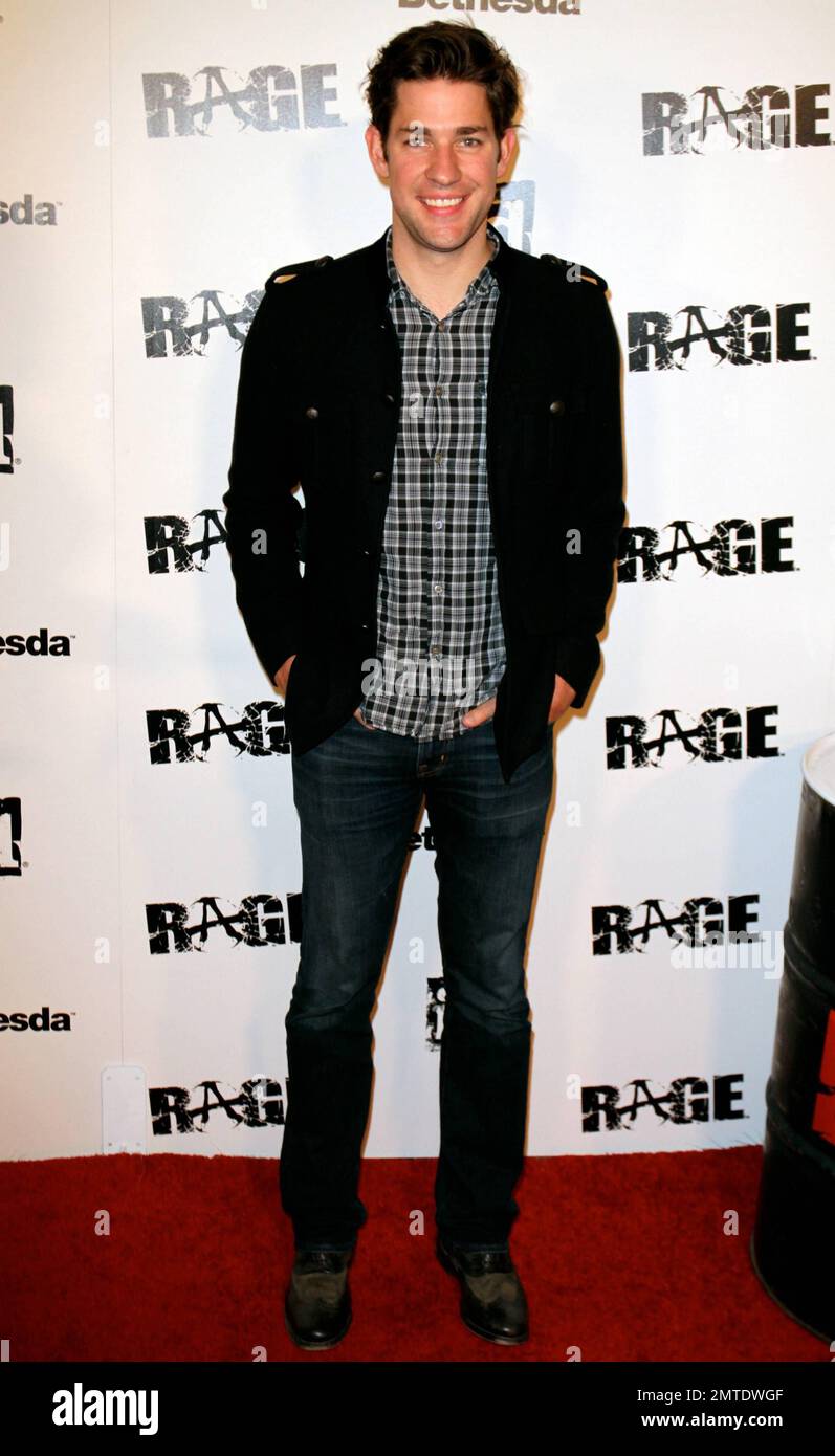 Actor John Krasinski at the official launch party for the new video game, RAGE at ChinatownÕs ...