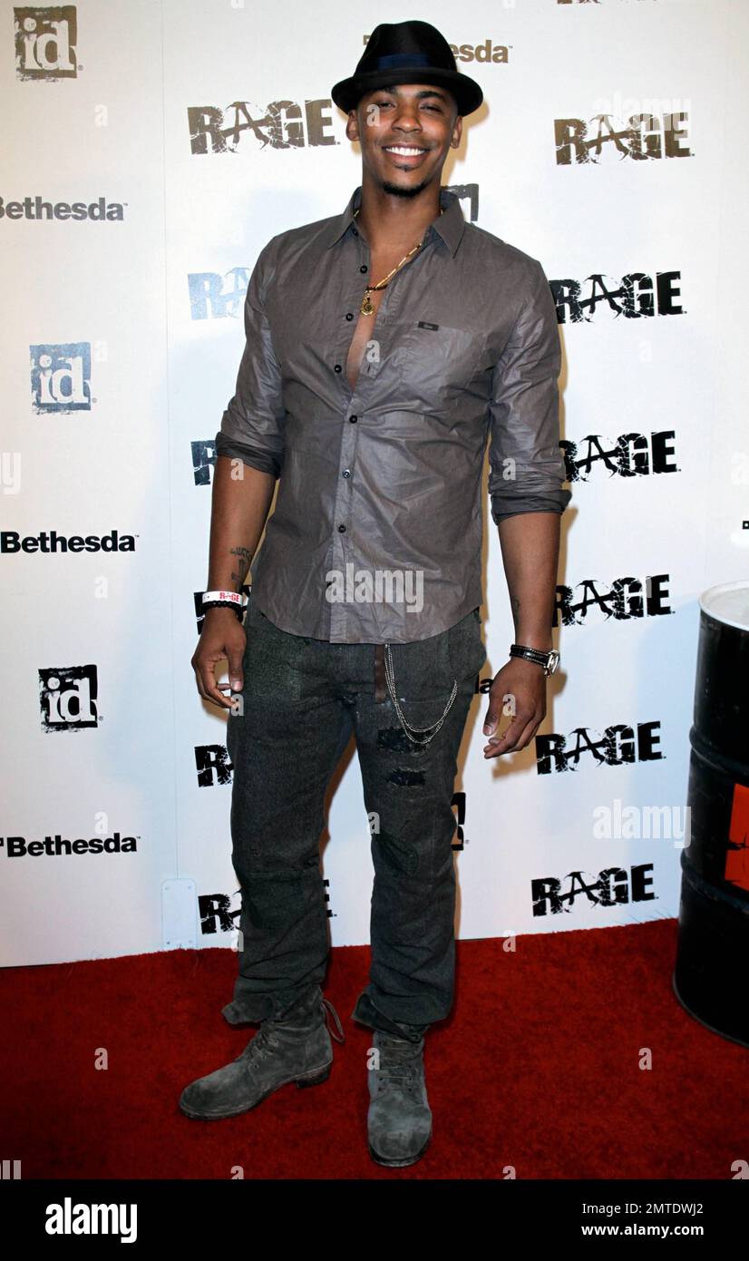Actor Mechad Brooks at the official launch party for the new video game ...