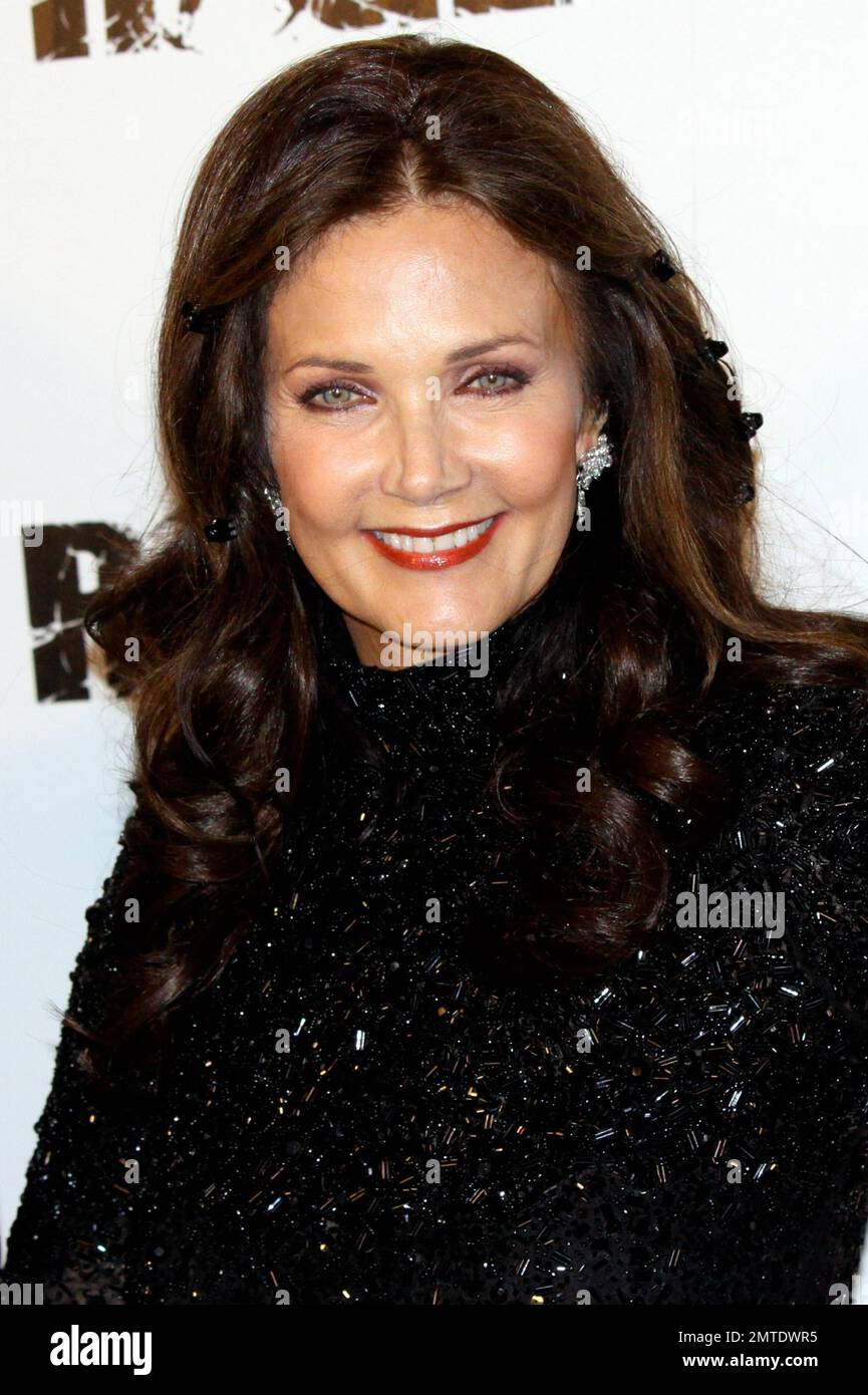 Actress Lynda Carter at the official launch party for the new video ...