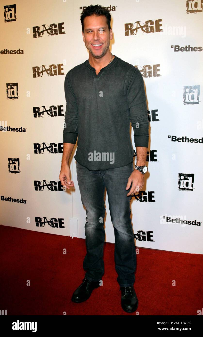 Comedian Dane Cook at the official launch party for the new video game ...