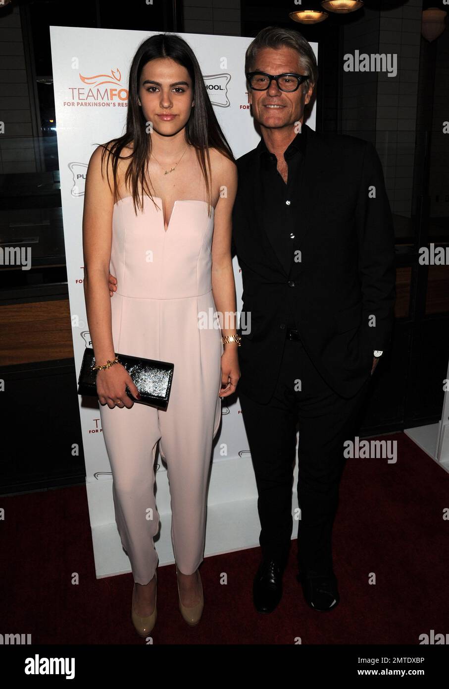 Harry Hamlin (R) and his daughter Amelia Hamlin attends Raising The Bar ...