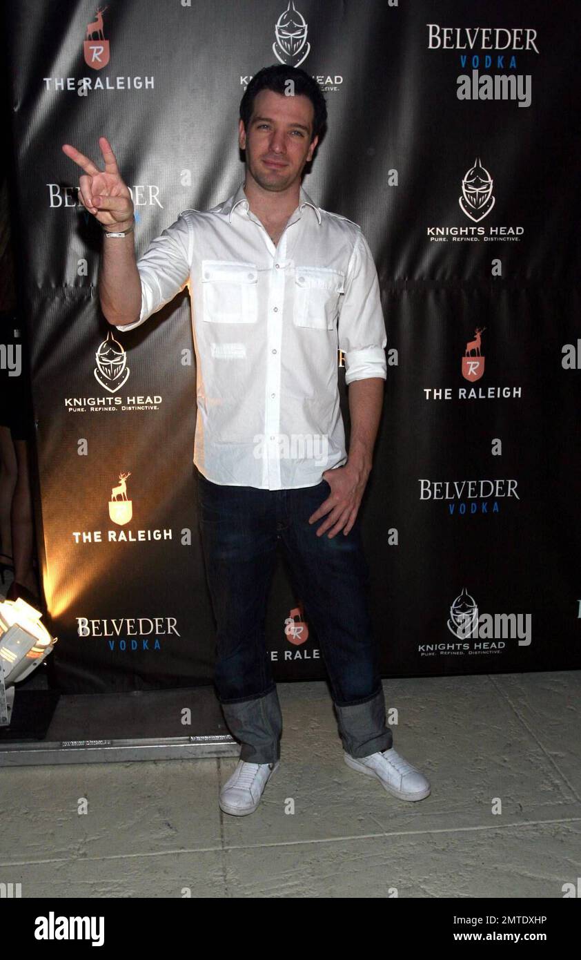 JC Chasez attends Belvedere and Knights Head Microbrew presents New ...