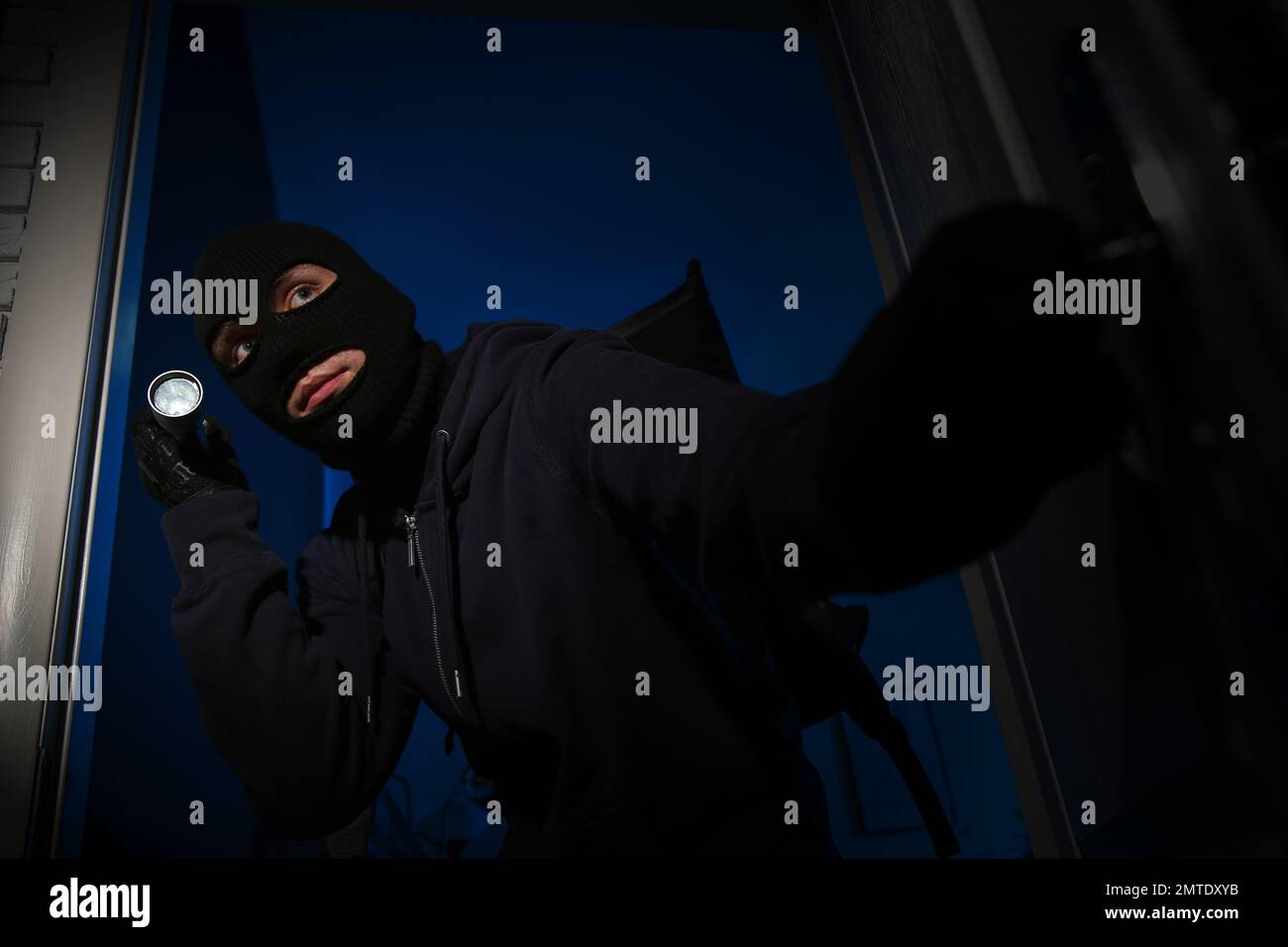 Thief breaking into safe hi-res stock photography and images - Alamy