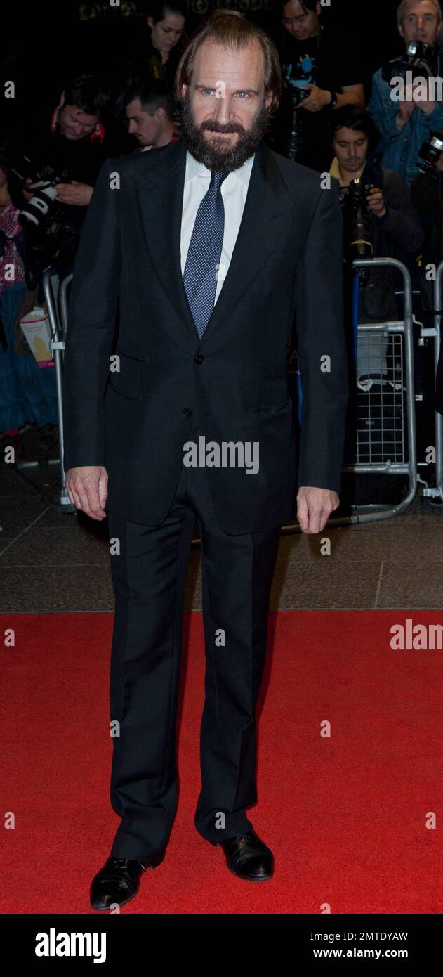 Ralph Fiennes attends the premiere of "Coriolanus" at the 55th BFI ...