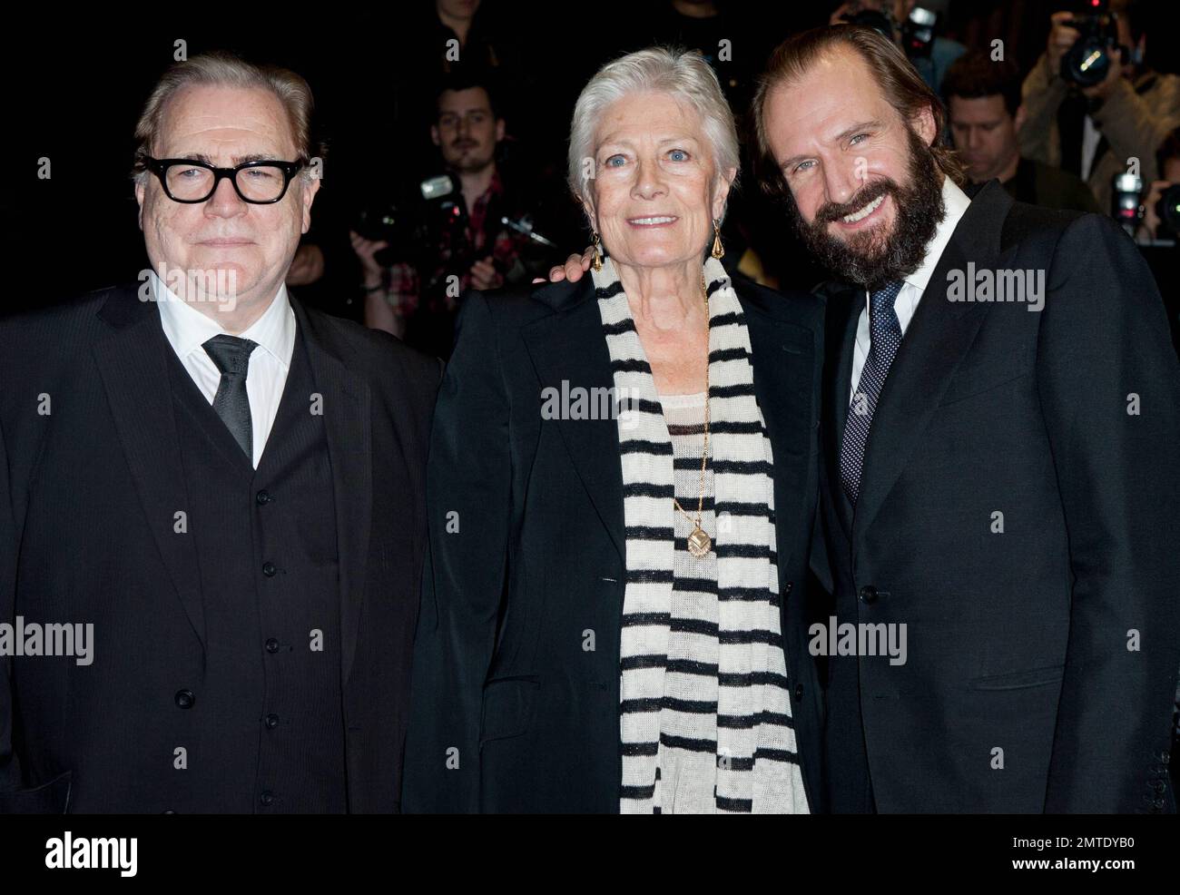 Ralph Fiennes, Brian Cox and Vanessa Redgrave attend the premiere of ...