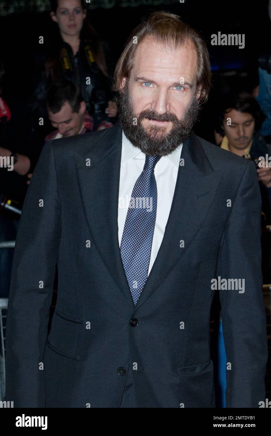Ralph Fiennes attends the premiere of "Coriolanus" at the 55th BFI ...
