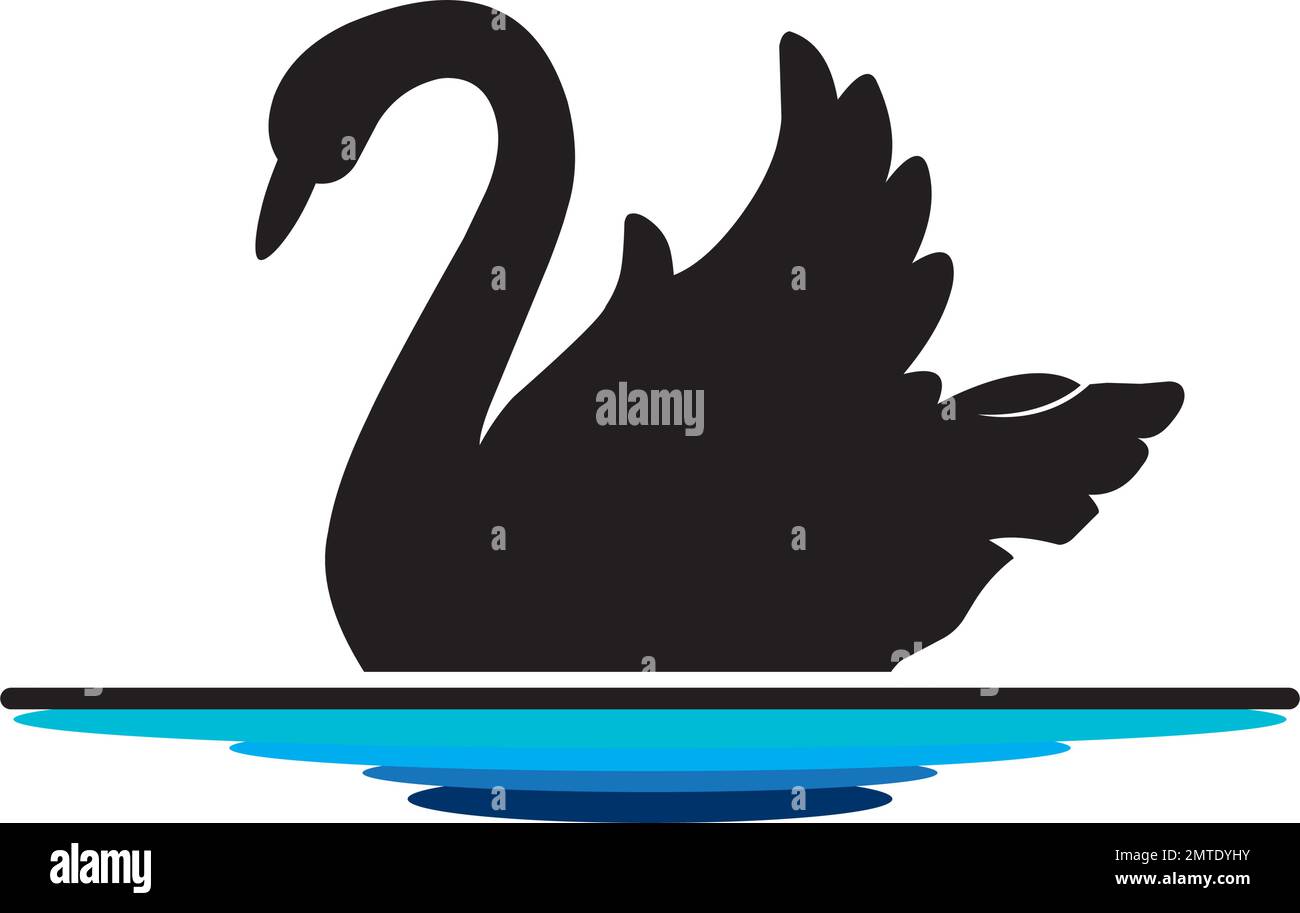 Swan Vector Clipart Coker