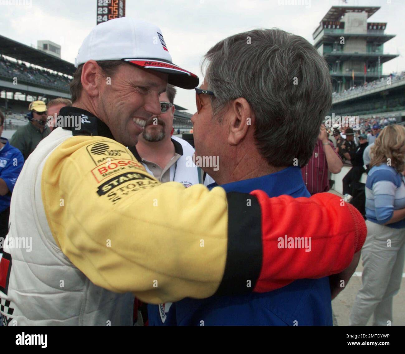 FILE - In this May 21, 2000 file photo, driver Johnny Unser of Long ...