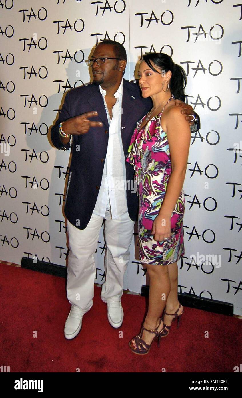 Randy Jackson poses on the red carpet with his wife at his birthday ...