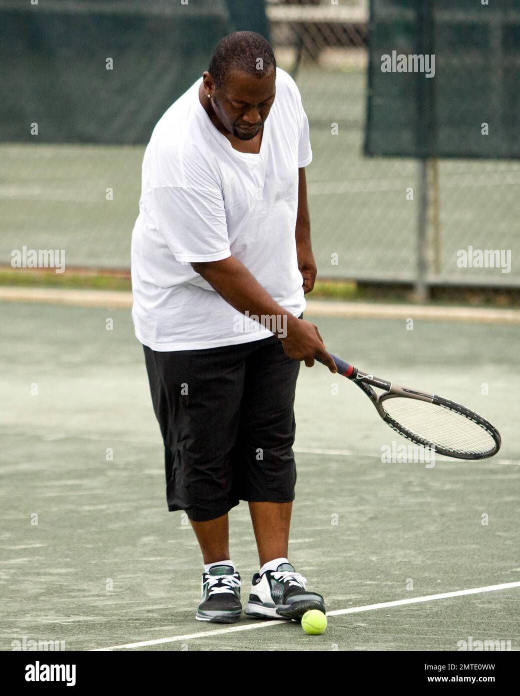 Exclusive!! Randy Jackson, of "American Idol" fame, gets his sweat on ...