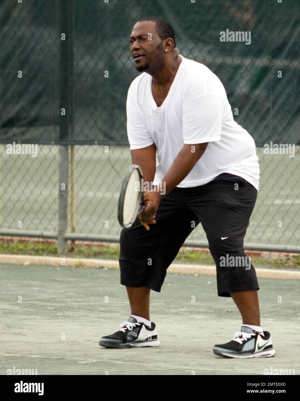 Exclusive!! Randy Jackson, of "American Idol" fame, gets his sweat on ...