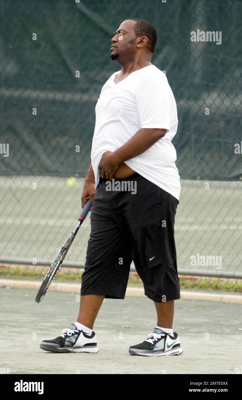 Exclusive!! Randy Jackson, of "American Idol" fame, gets his sweat on ...