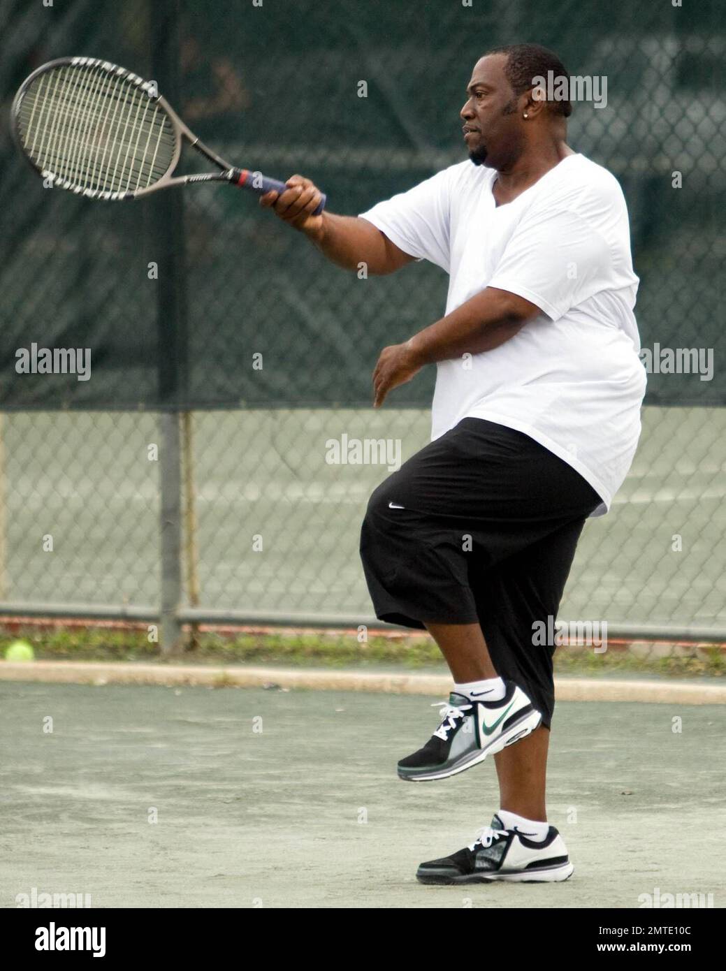 Exclusive!! Randy Jackson, of "American Idol" fame, gets his sweat on ...