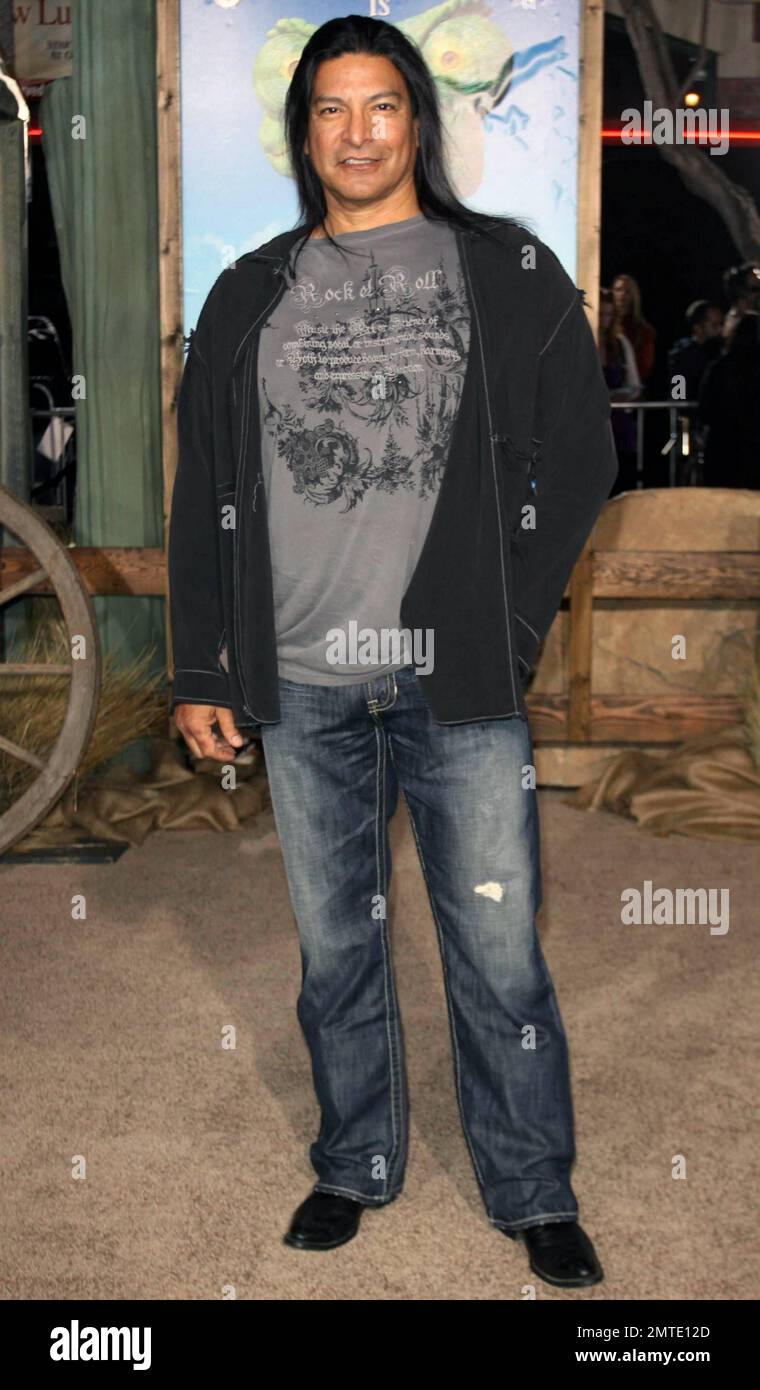 Actor Gil Birmingham attending the Los Angeles premiere of "Rango" at ...