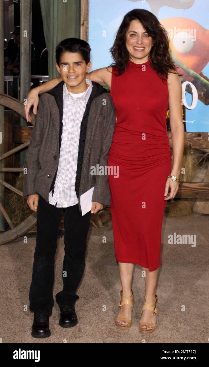 Actress Alanna Ubach attending the Los Angeles premiere of "Rango" at ...