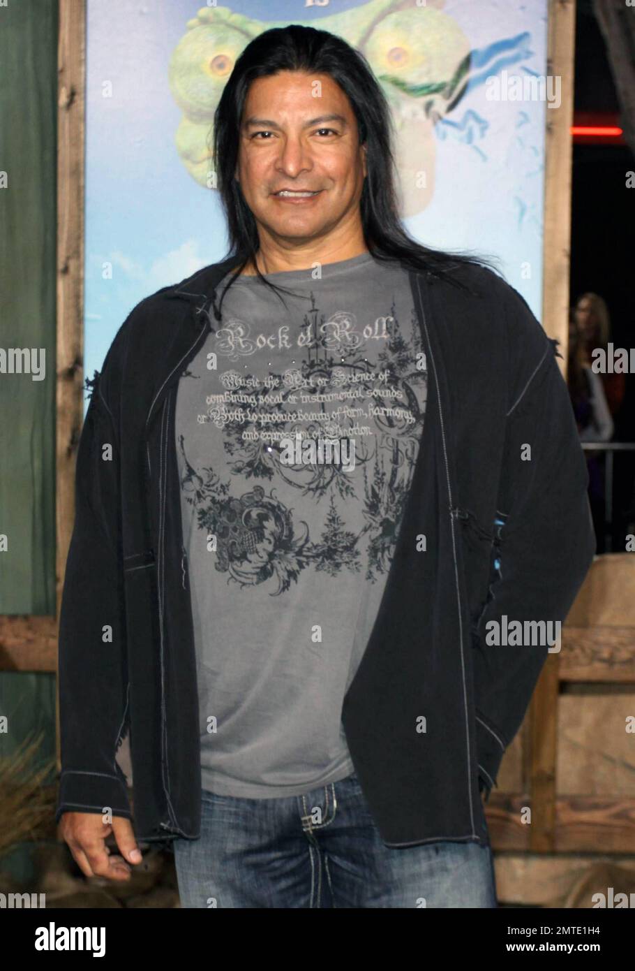 Actor Gil Birmingham attending the Los Angeles premiere of "Rango" at ...