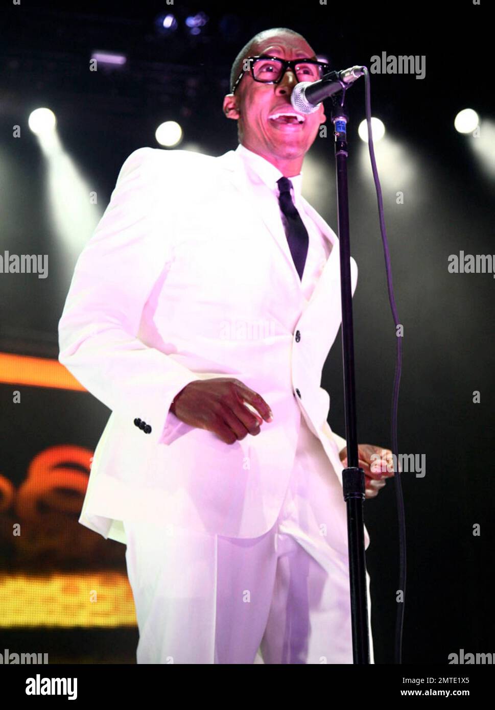 American R&B singer and record producer Raphael Saadiq looks sharp in a ...
