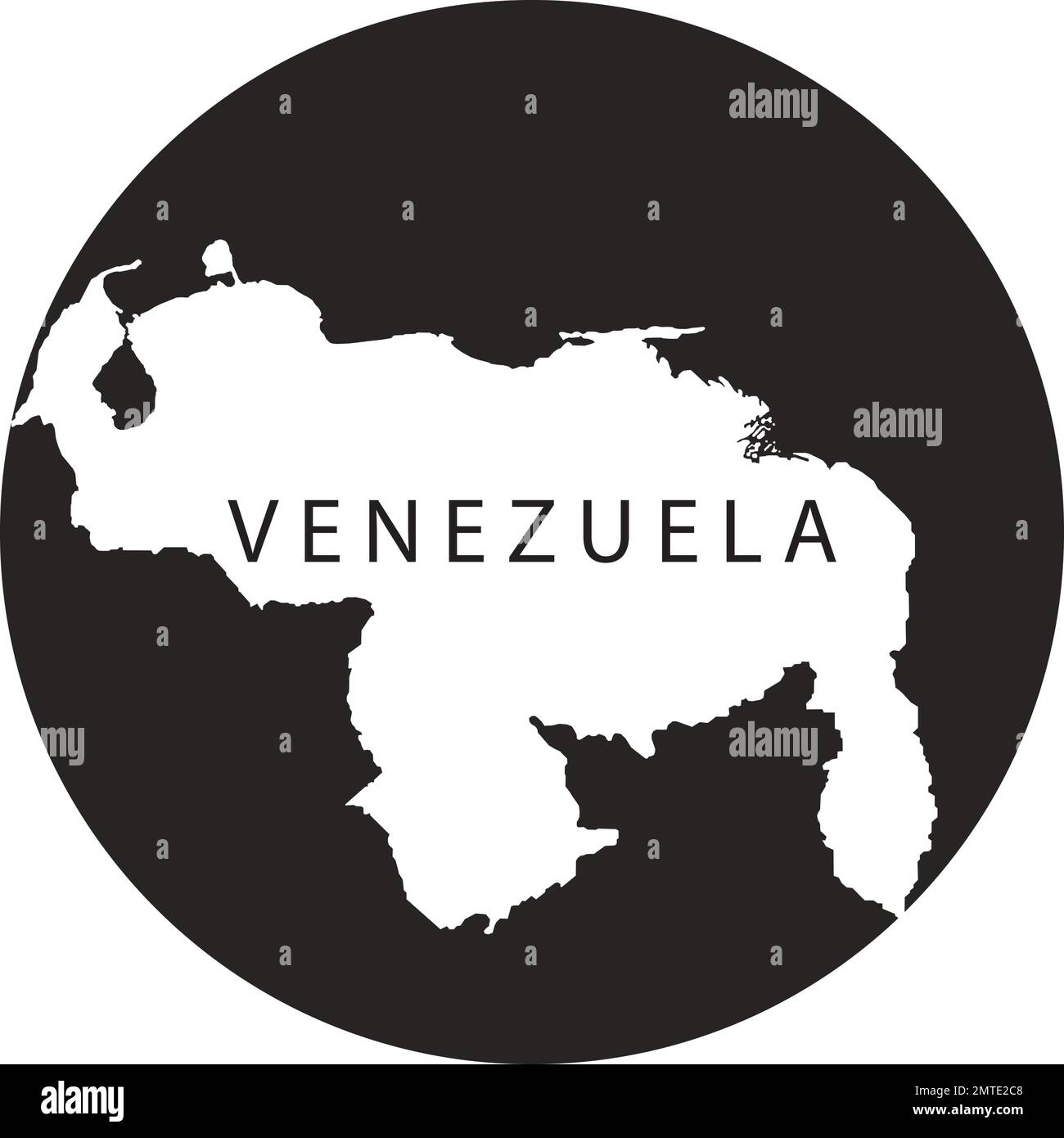 Venezuela map icon vector illustration symbol design Stock Vector Image ...