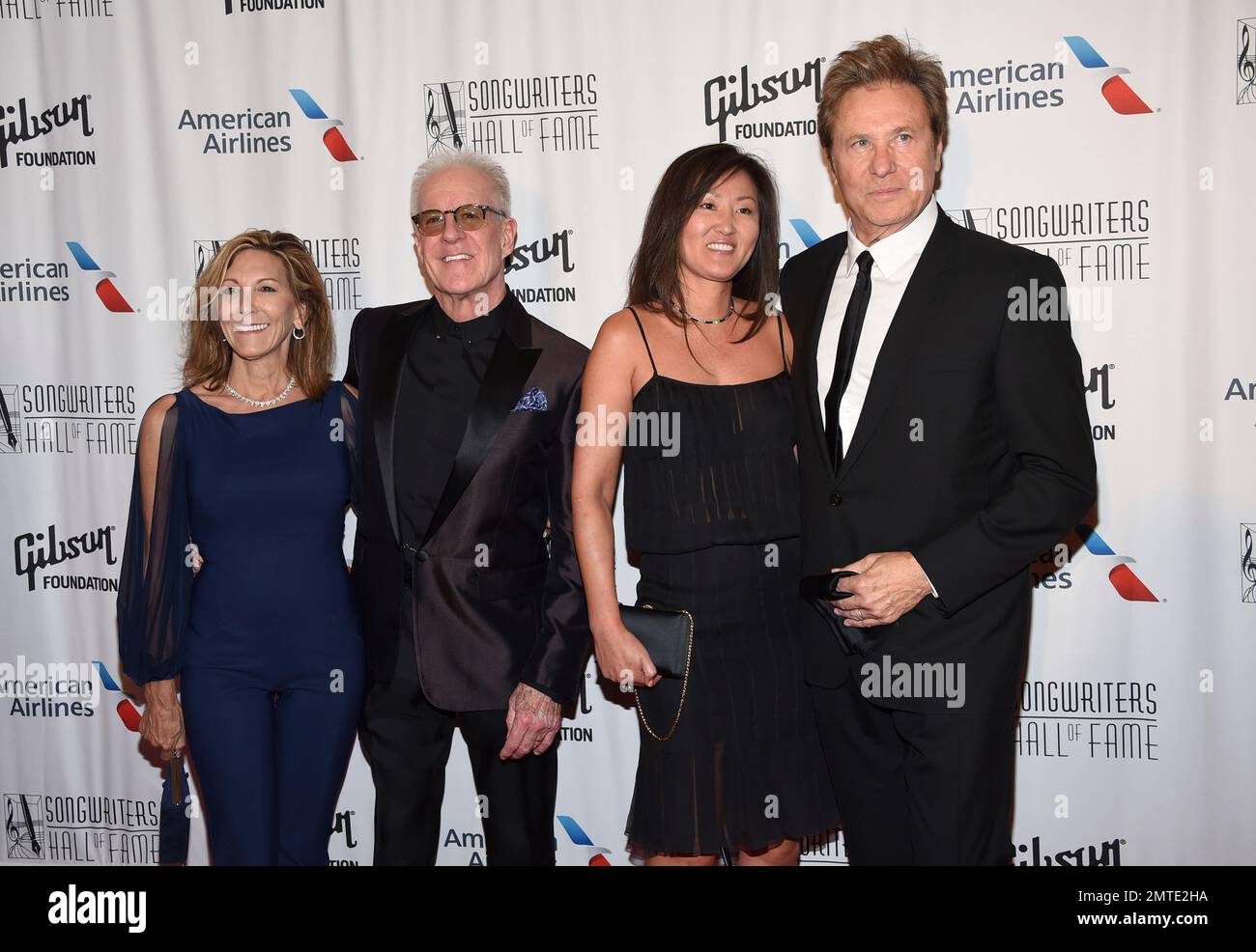 Inductee James Pankow of Chicago, second from left, Joy Kopko, and ...