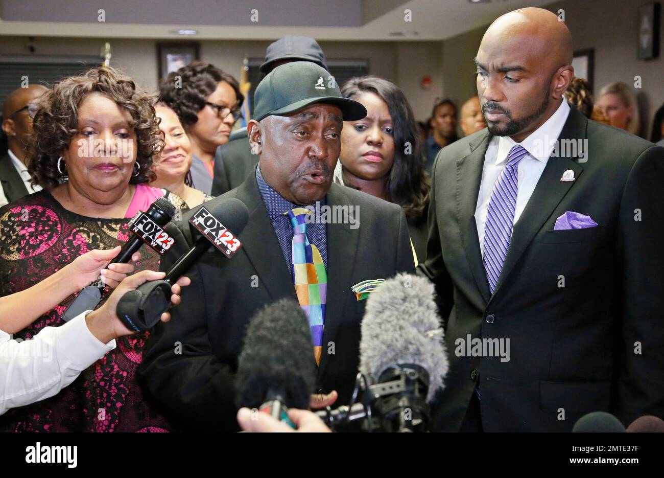 FILE - In this May 17, 2017 file photo, the Rev. Joey Crutcher, father ...