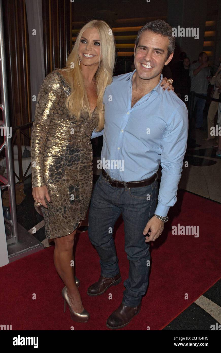 Alexia Echevarria and Andy Cohen at the premiere party for Bravo's "The ...