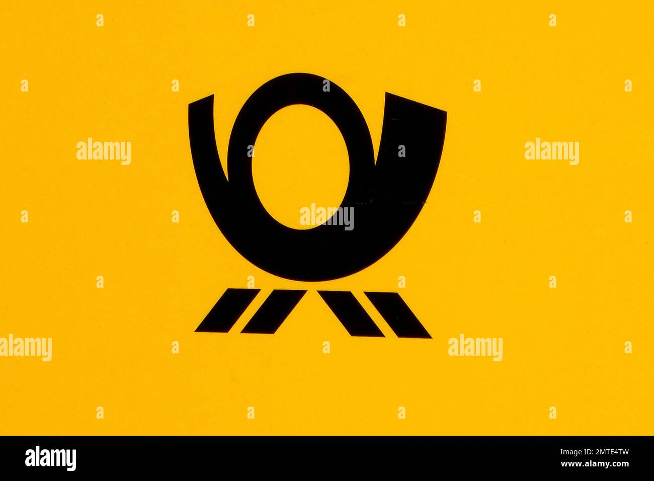 Logo der Deutschen Post Stock Photo - Alamy