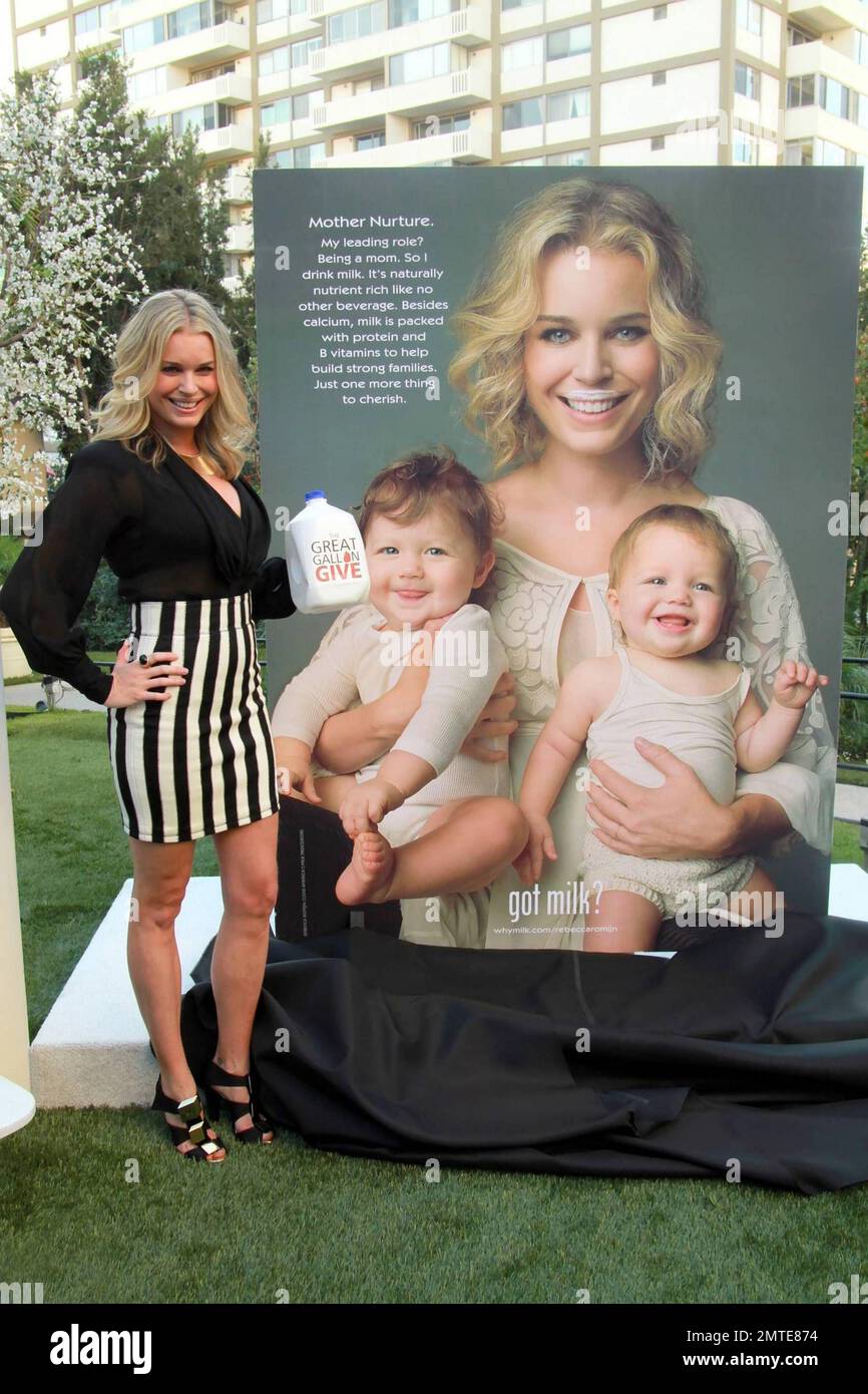 Rebecca Romijn kicks off the Great Gallon Give while unveiling her new ...