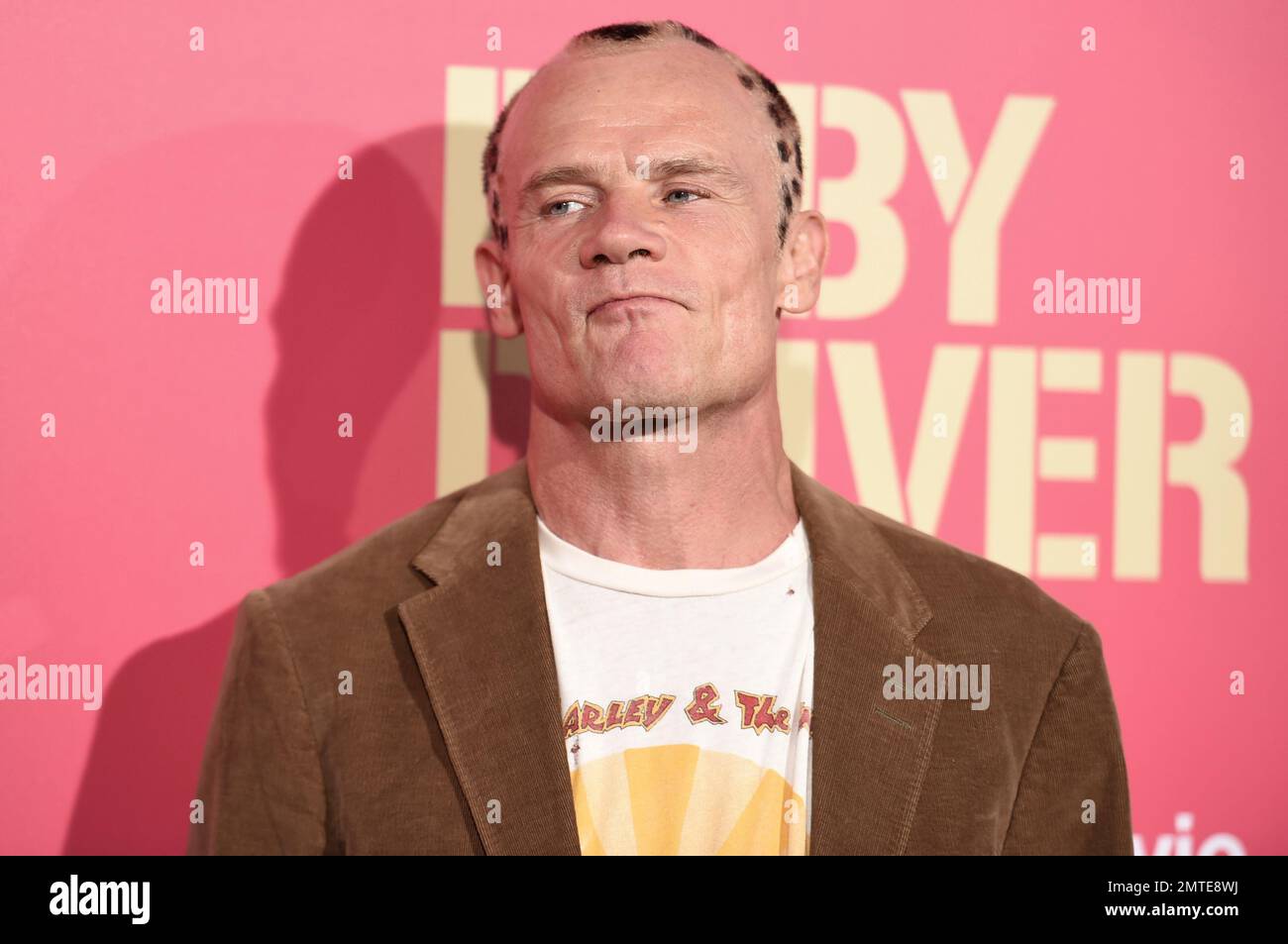 Flea attends the LA premiere of "Baby Driver" at the Ace Hotel on ...