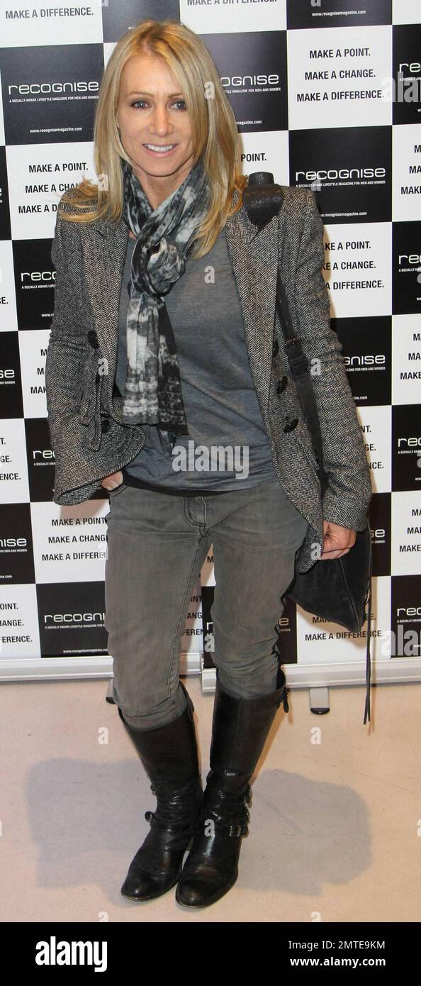 Clothing designer Karen Millen attends the RECOGNISE magazine launch ...