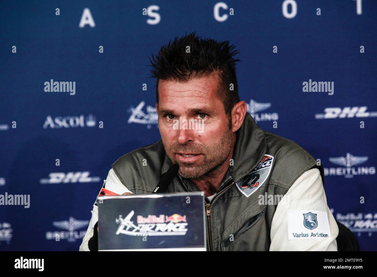 Matt Hall, Matthias Doldererer and Hannes Arch at the prize giving ...