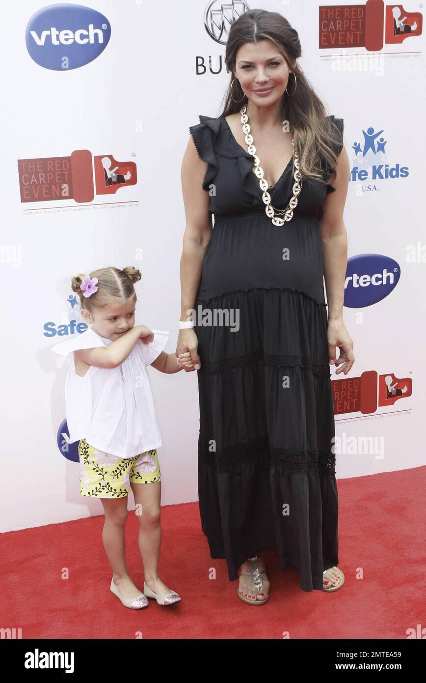 Ali Landry and daughter Estela attend the Red CARpet Event held at the ...