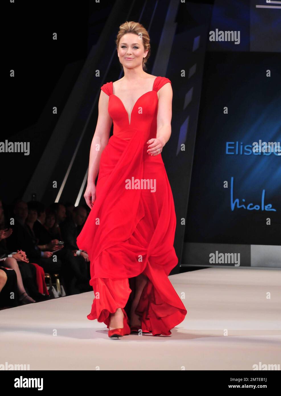 Elizabeth Rohm at the Hearts Truth Red Dress Collection 2012 Fashion ...