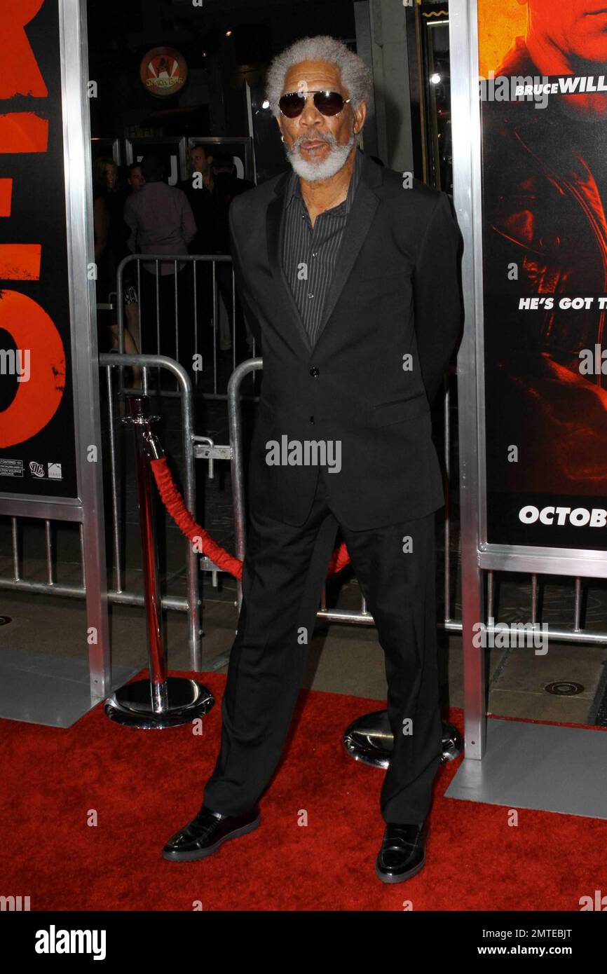 Morgan Freeman at the premiere of "Red" sponsored by Sobieski vodka at ...