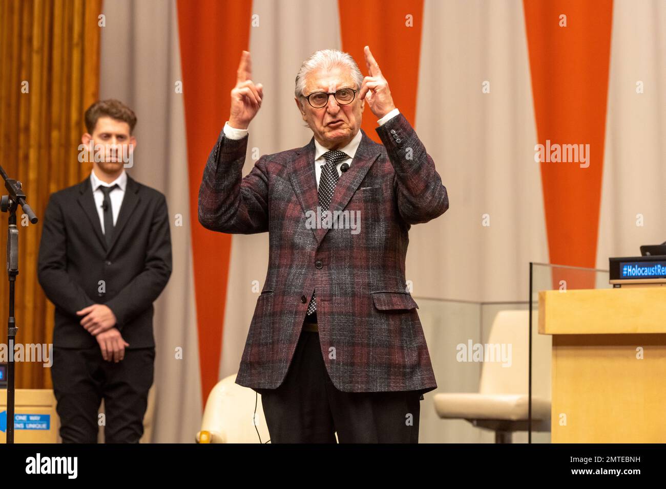 New York, United States. 31st Jan, 2023. Actor Alexander Ansky plays ...