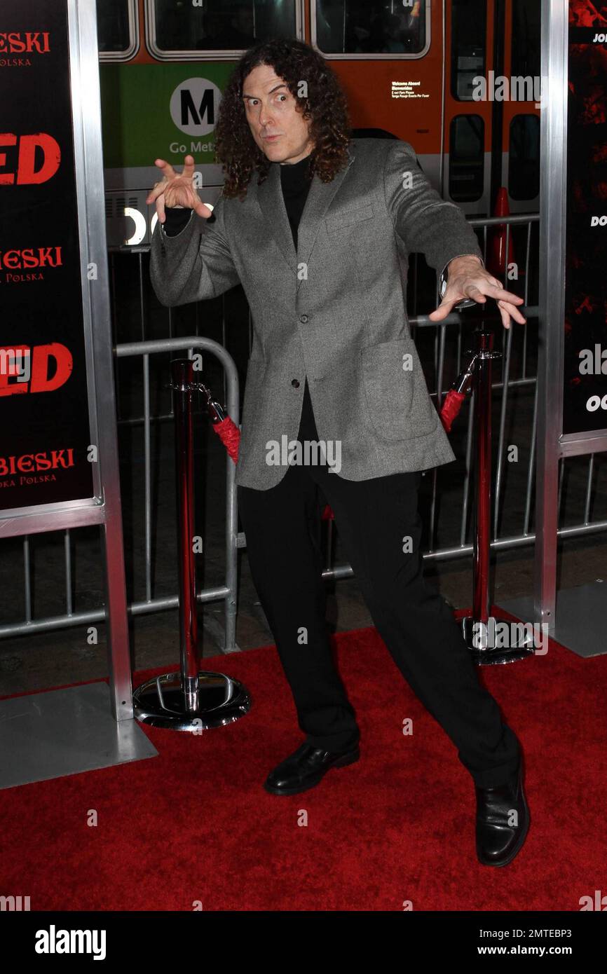 Weird Al Yankovic (Alfred Matthew Yankovic) at the premiere of "Red ...
