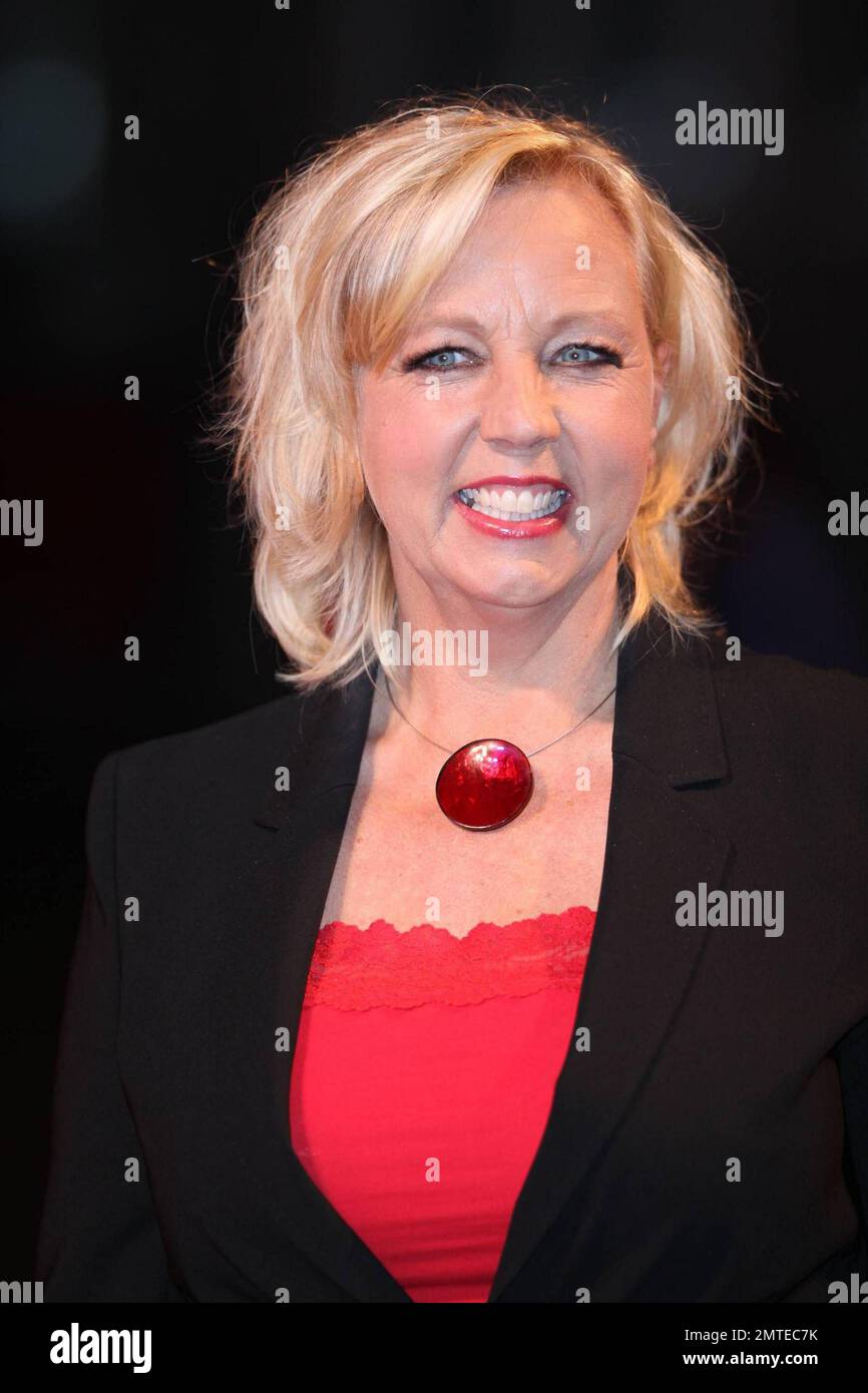 Deborah Mead walks the red carpet for the UK premiere of the action ...