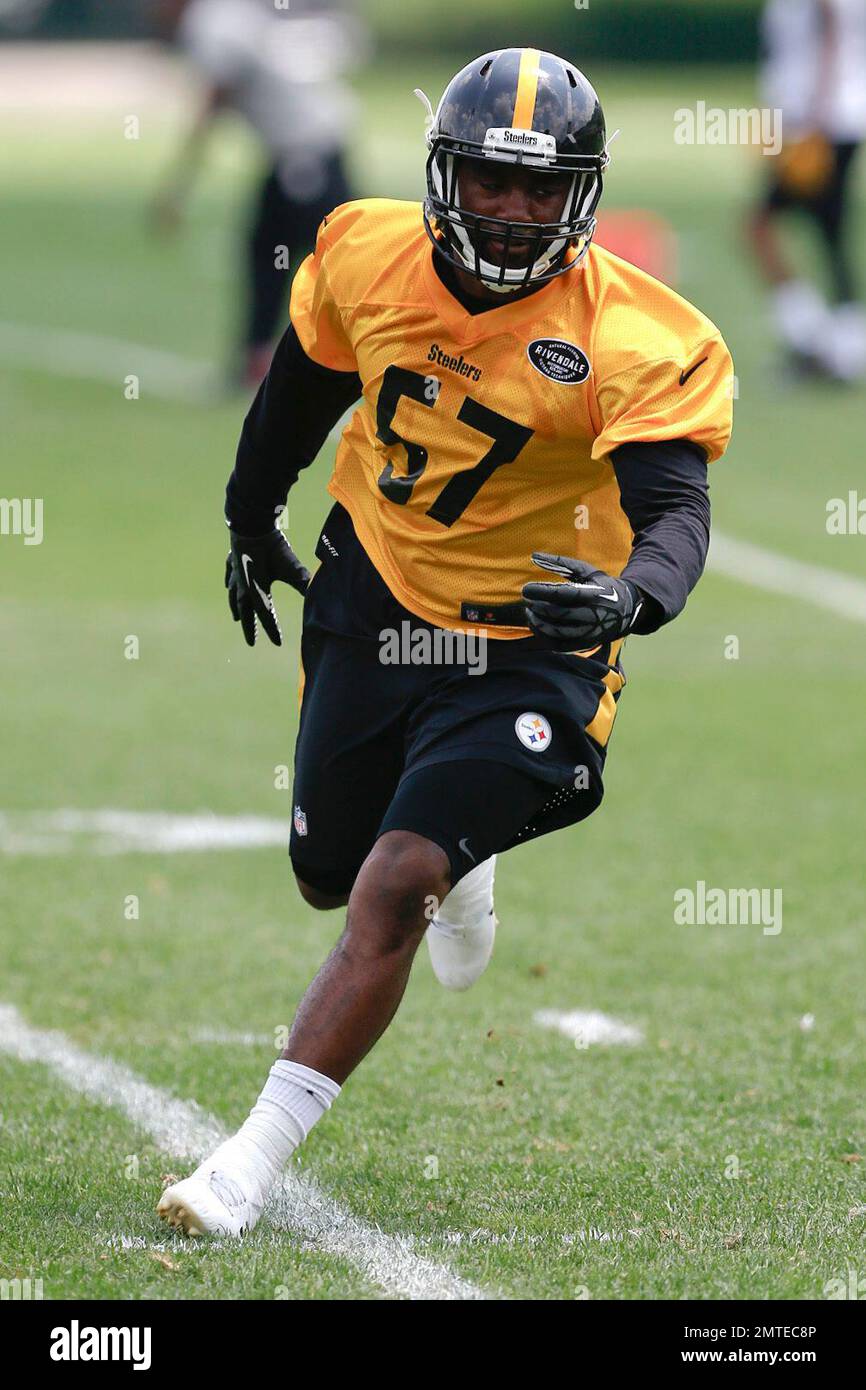Pittsburgh Steelers linebacker Keith Kelsey (57) during NFL football ...
