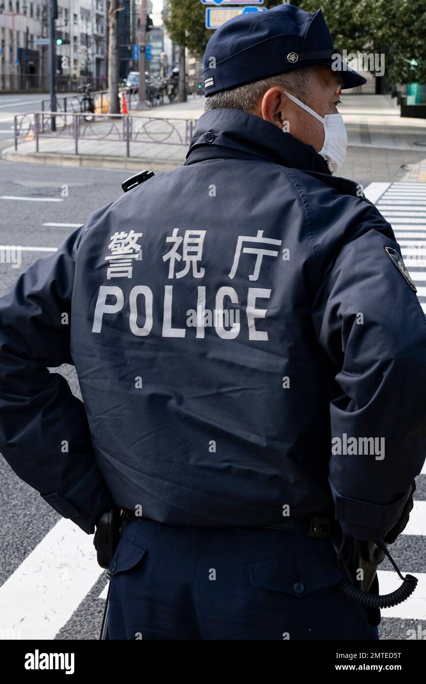 Tokyo, Japan. 1st Feb, 2023. Tokyo Metropolitan Police Officers ...