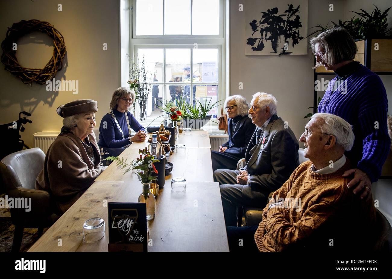 OUDE-TONGE - Princess Beatrix during the commemoration of the flood ...