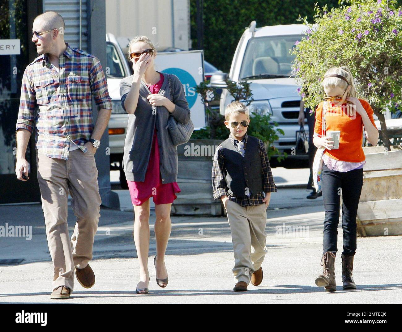 On a beautiful sunny Sunday Reese Witherspoon and fiance Jim Toth take ...