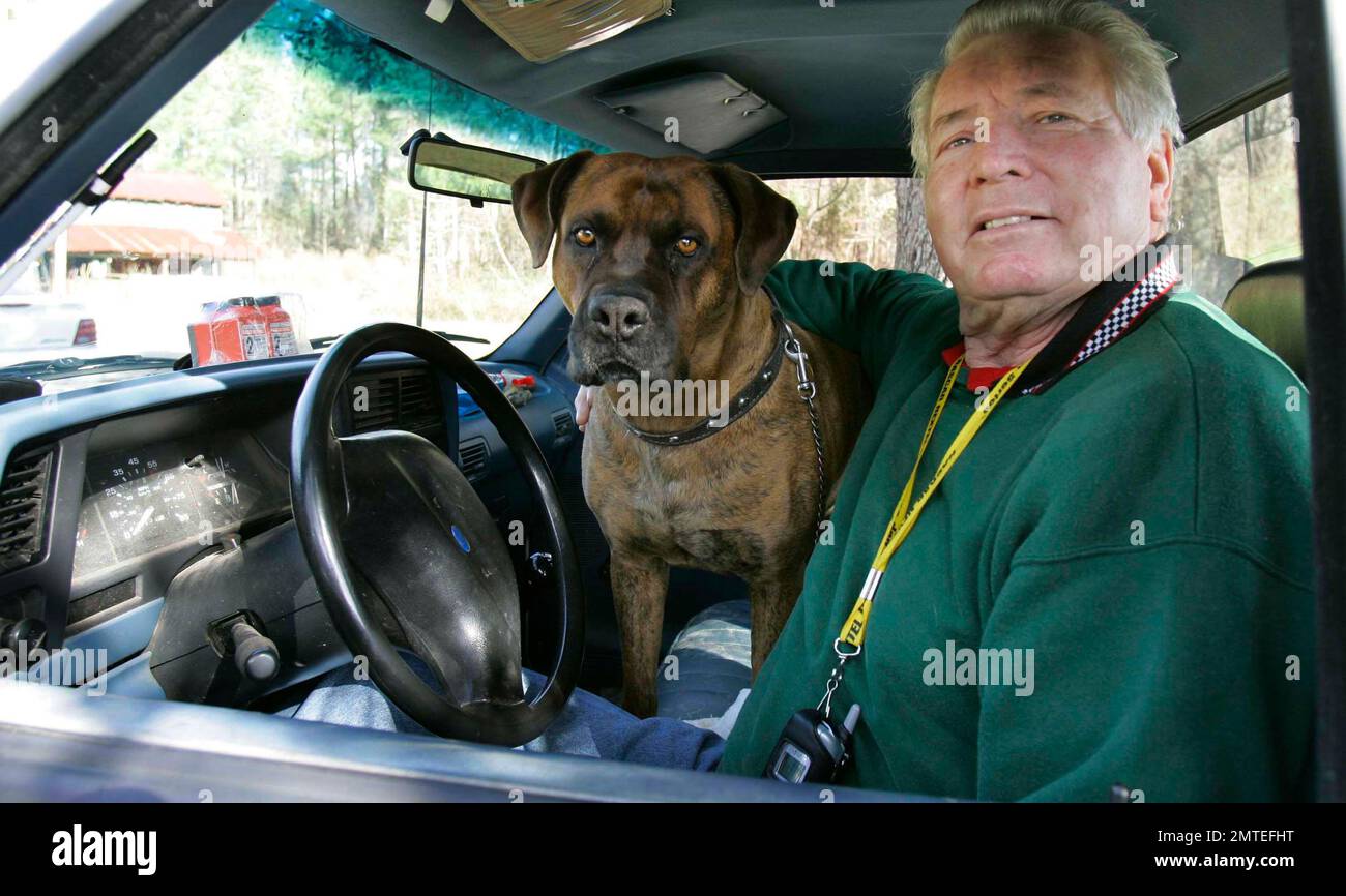 FILE - In this Jan. 11, 2007, file photo, Sam Ard sits in his car with ...