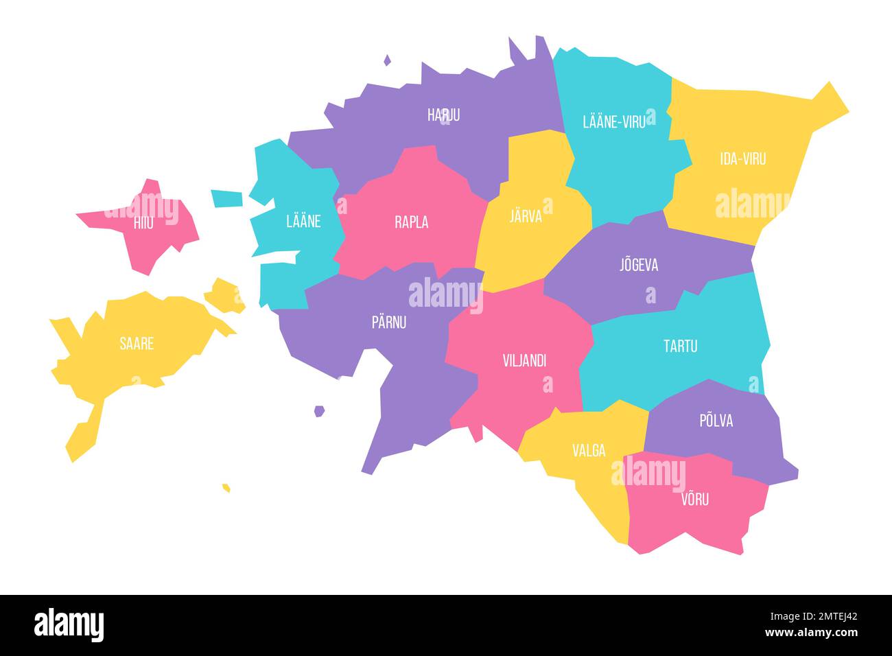 Russia political map of administrative divisions Stock Vector Image ...