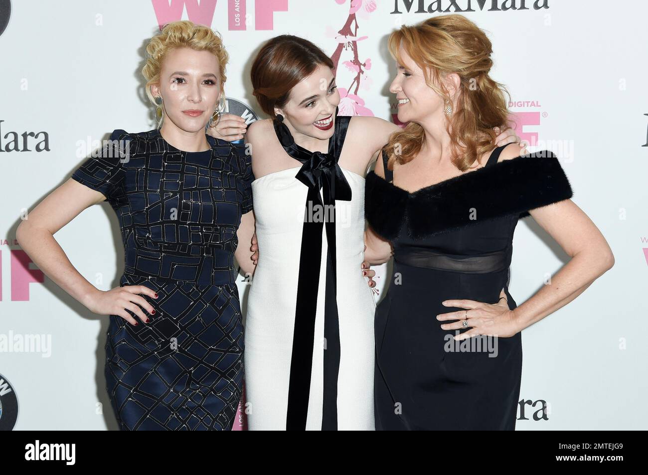 Madelyn Deutch, from left, Zoey Deutch and Lea Thompson attend the ...
