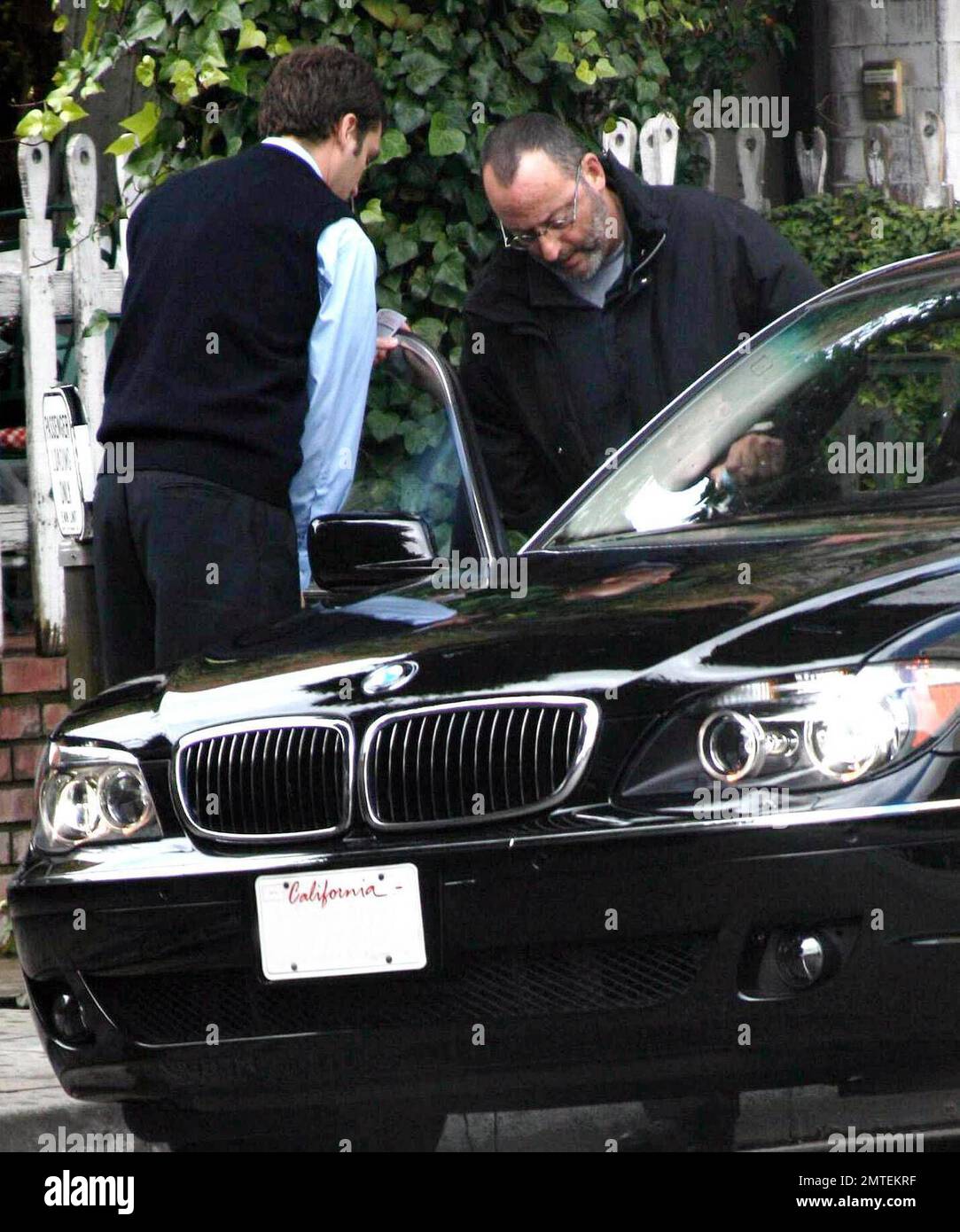 Exclusive!! Jean Reno and his wife Zofia Borucka lunch at the Ivy. Both ...